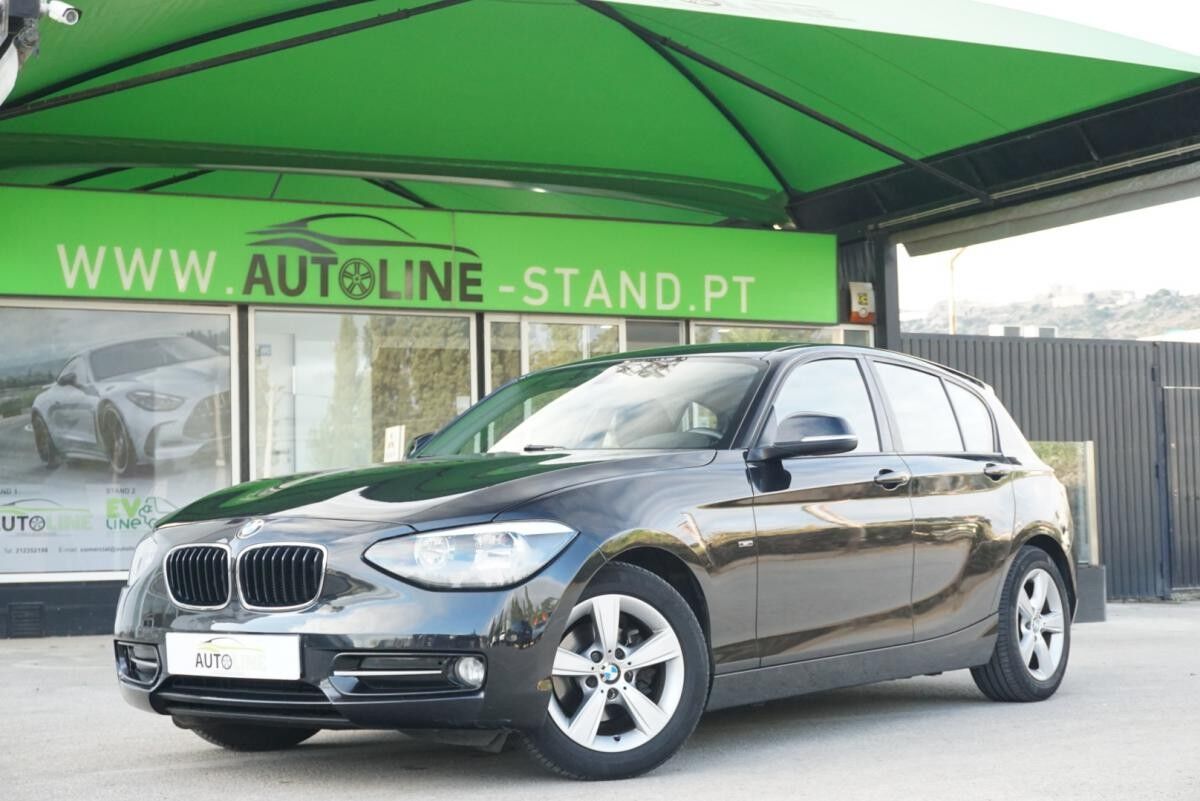 BMW Serie-1 116 d EDynamics Line Sport com 114 000 km por 11 990 ...
